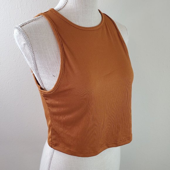 SHEIN | Tops | Shein Womens Multi Rib Knit Solid Cropped Tank Top Set | Poshmark